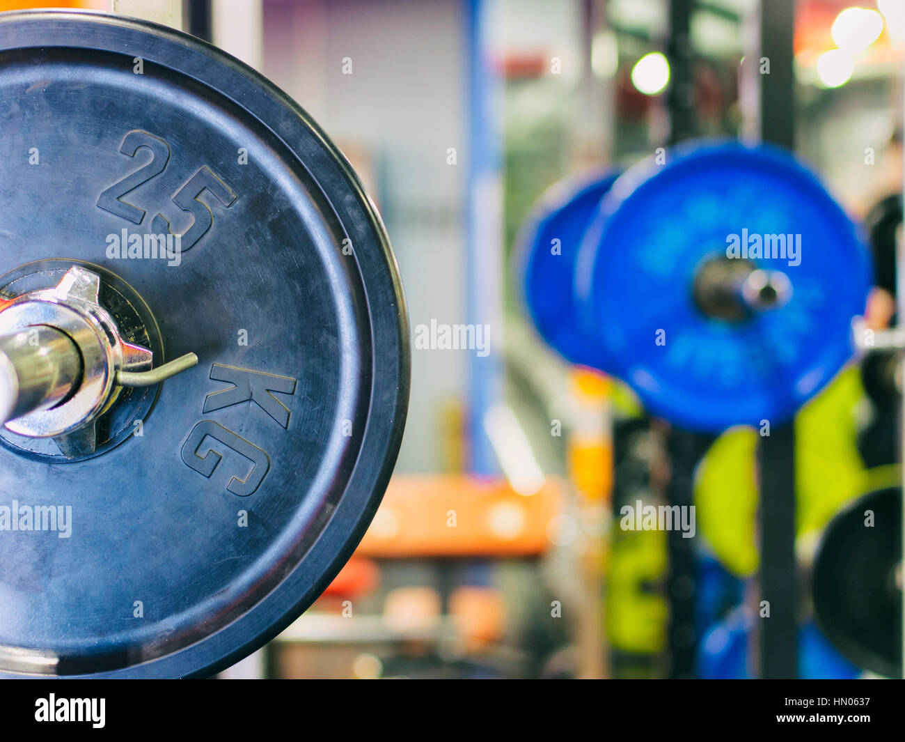 Barbell ready to workout Stock Photo - Alamy