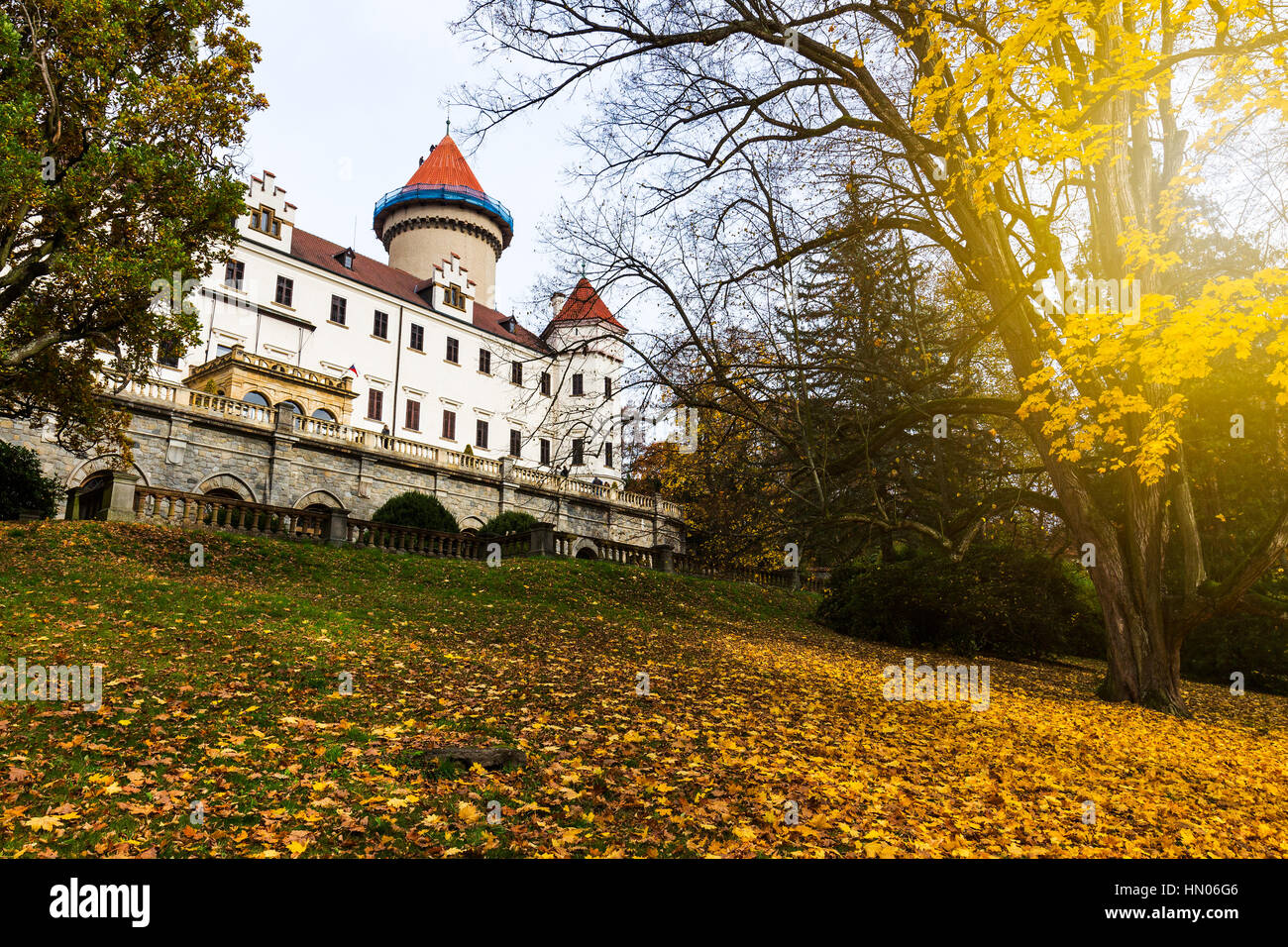 Beautiful autumn landscape in czech hi-res stock photography and images ...