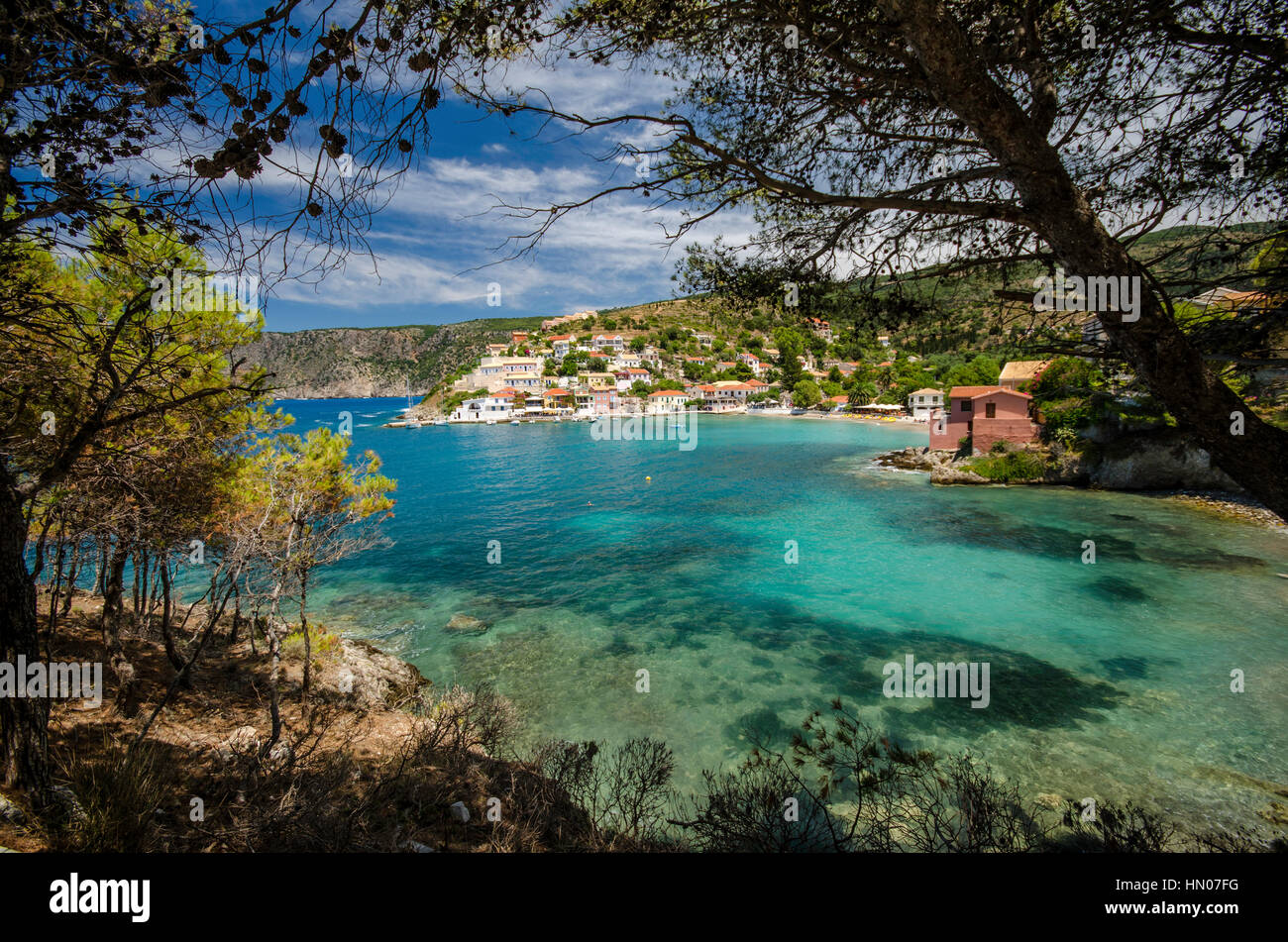 Assos Kefalonia Greece Stock Photo - Alamy