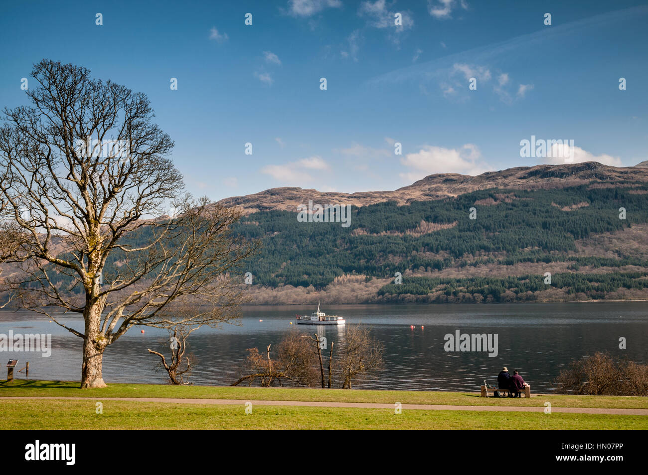 Loch Lomond is a freshwater Scottish loch which crosses the Highland ...
