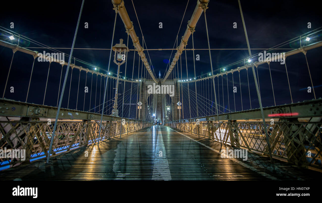 A beautiful wire bridge Stock Photo - Alamy