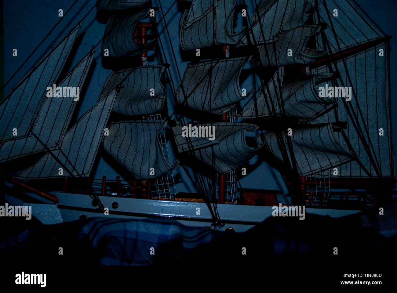 #Ship in the storm Stock Photo - Alamy