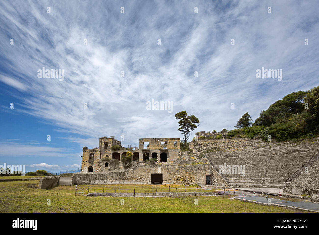 Naples (Italy) - Pausilypon archaelogical site. Ruins of Publius Vedius ...