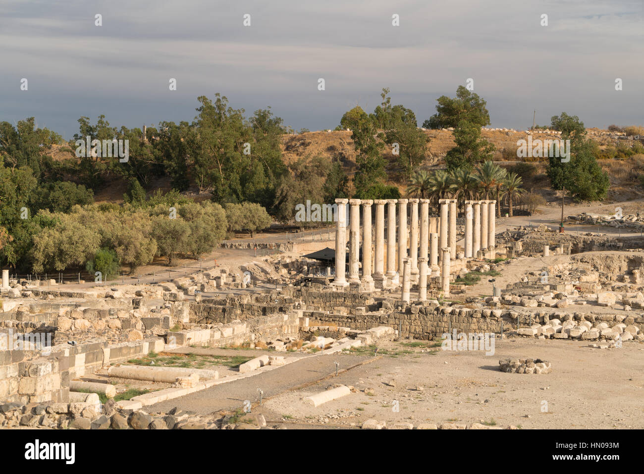 Bet Shean National Park (Scythopolis), Israel Stock Photo - Alamy