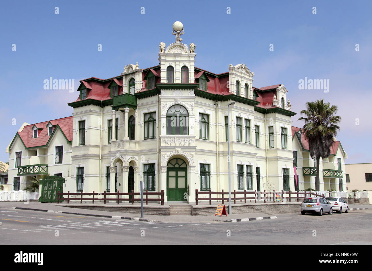 Swakopmund namibia german style architecture hi-res stock photography ...