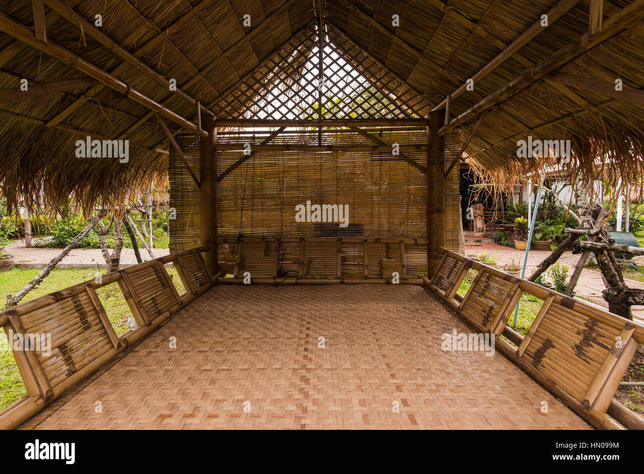 inside of the old primitive house of aborigines Stock Photo - Alamy