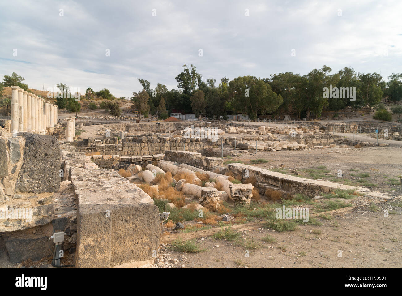 Bet Shean National Park (Scythopolis), Israel Stock Photo - Alamy