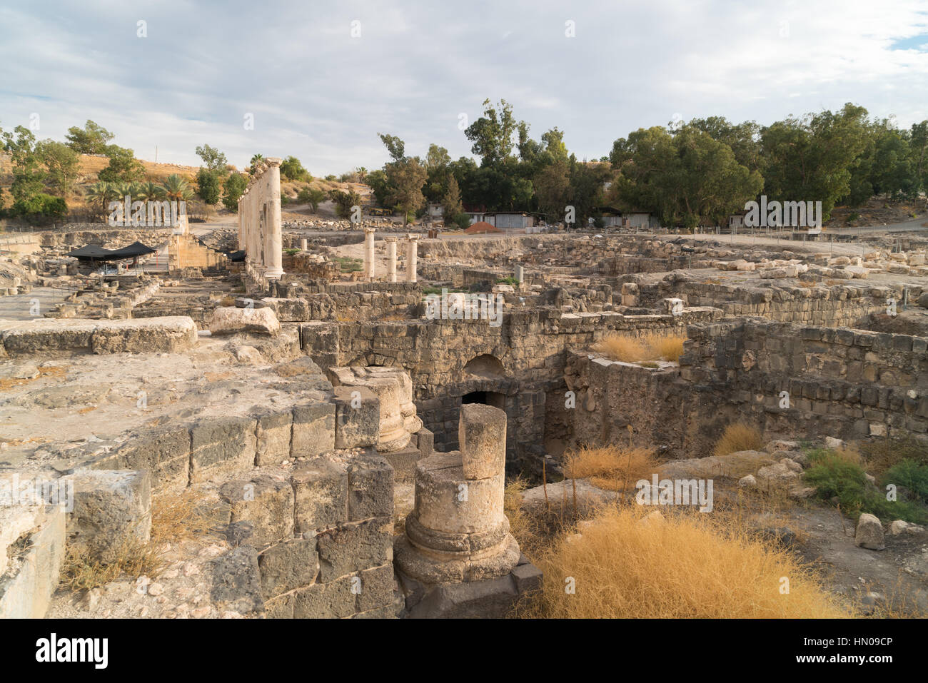 Bet Shean National Park (Scythopolis), Israel Stock Photo - Alamy
