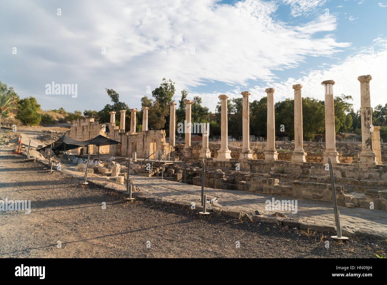 Bet Shean National Park (Scythopolis), Israel Stock Photo - Alamy