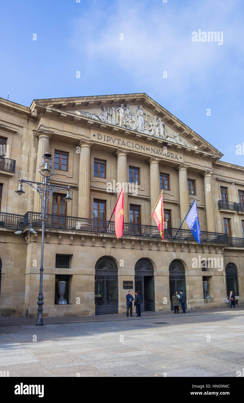 Spain navarra pamplona palace government hi-res stock photography and ...