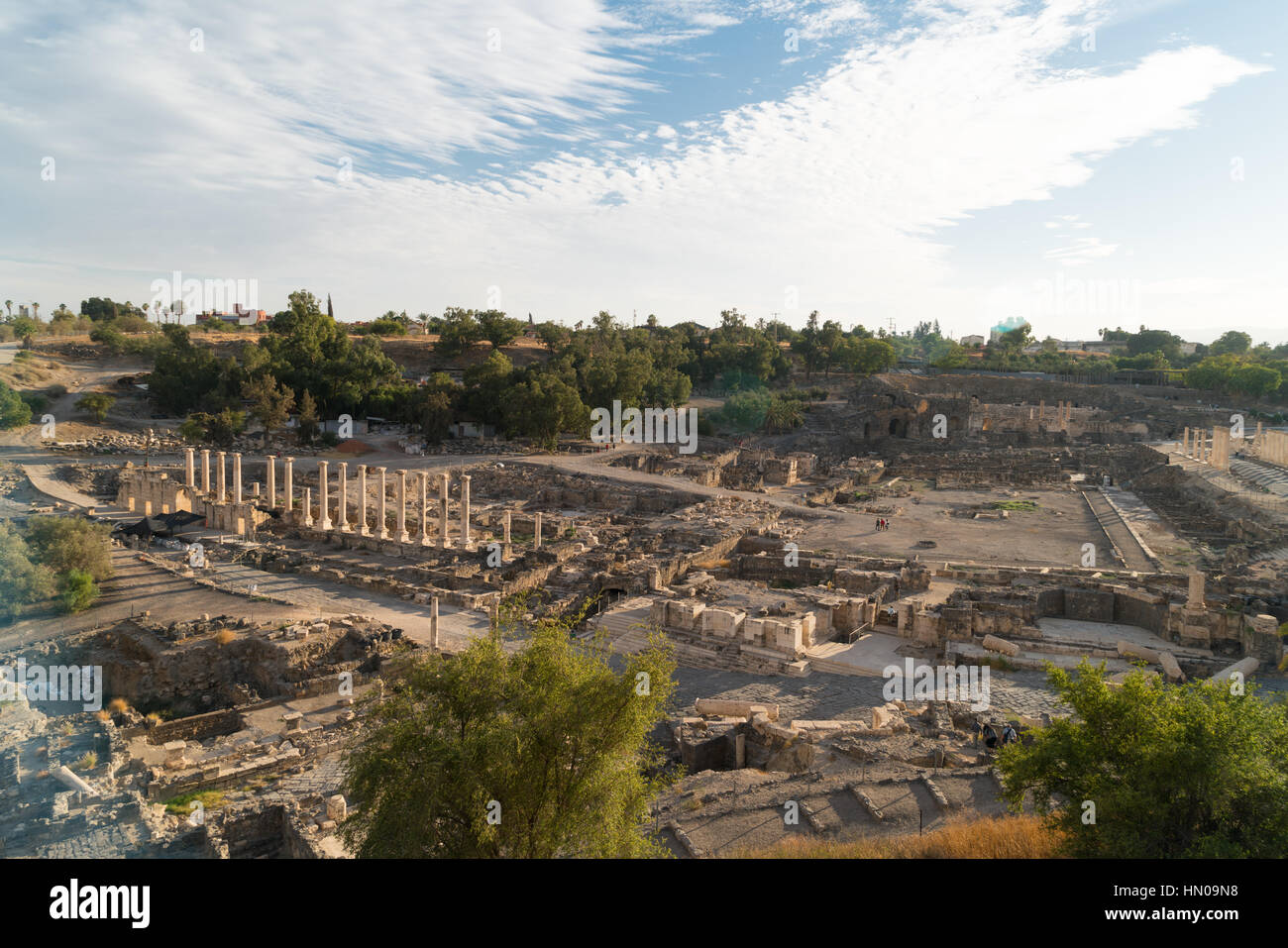Bet Shean National Park (Scythopolis), Israel Stock Photo - Alamy