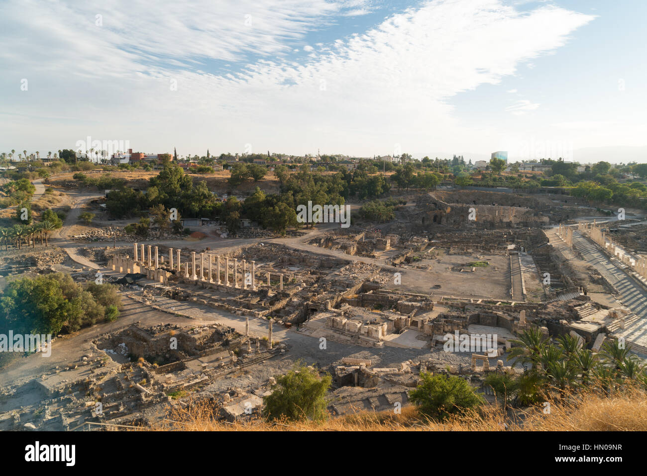 Bet Shean National Park (Scythopolis), Israel Stock Photo - Alamy