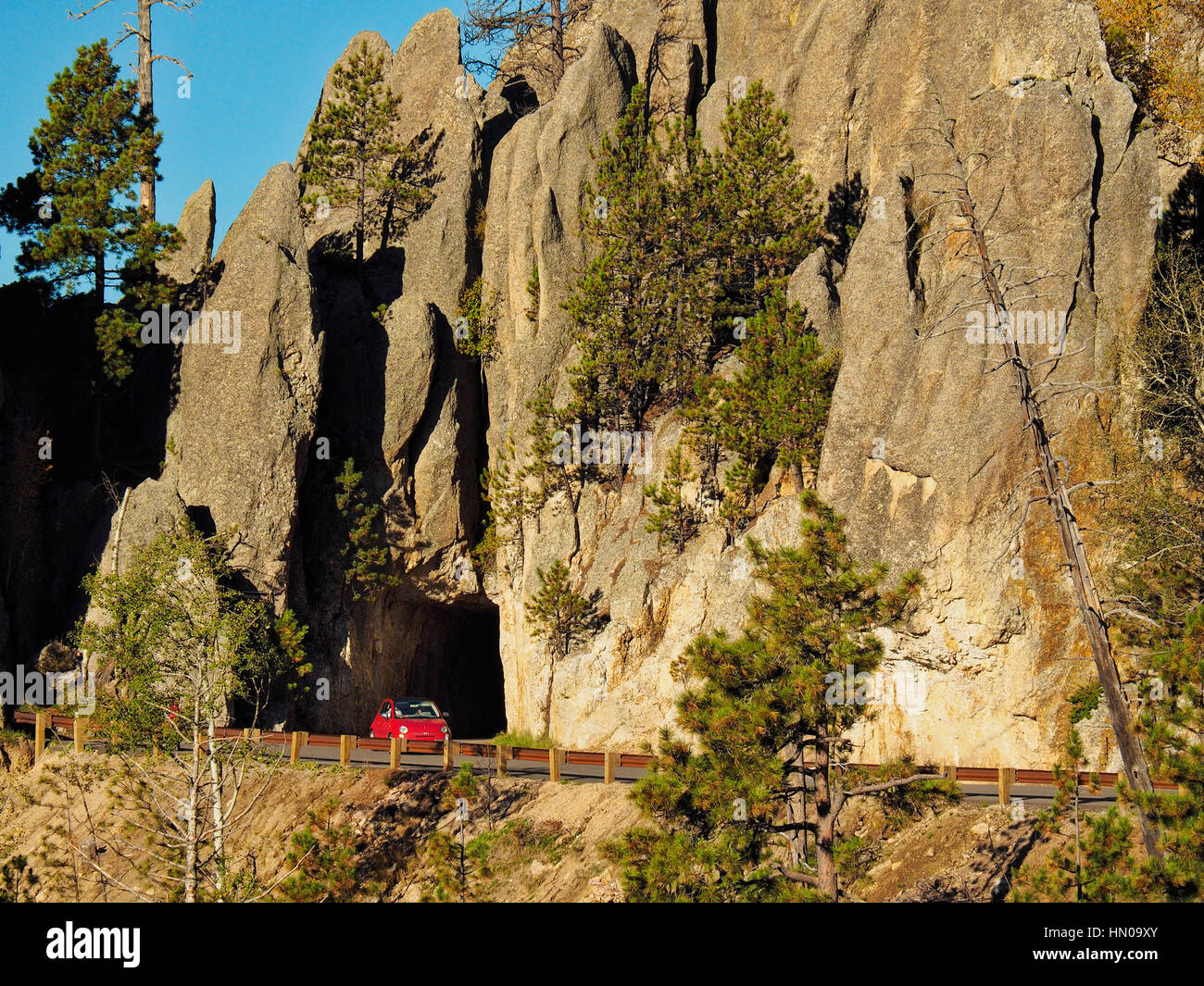Needles highway scenic drive custer state park hi-res stock photography ...