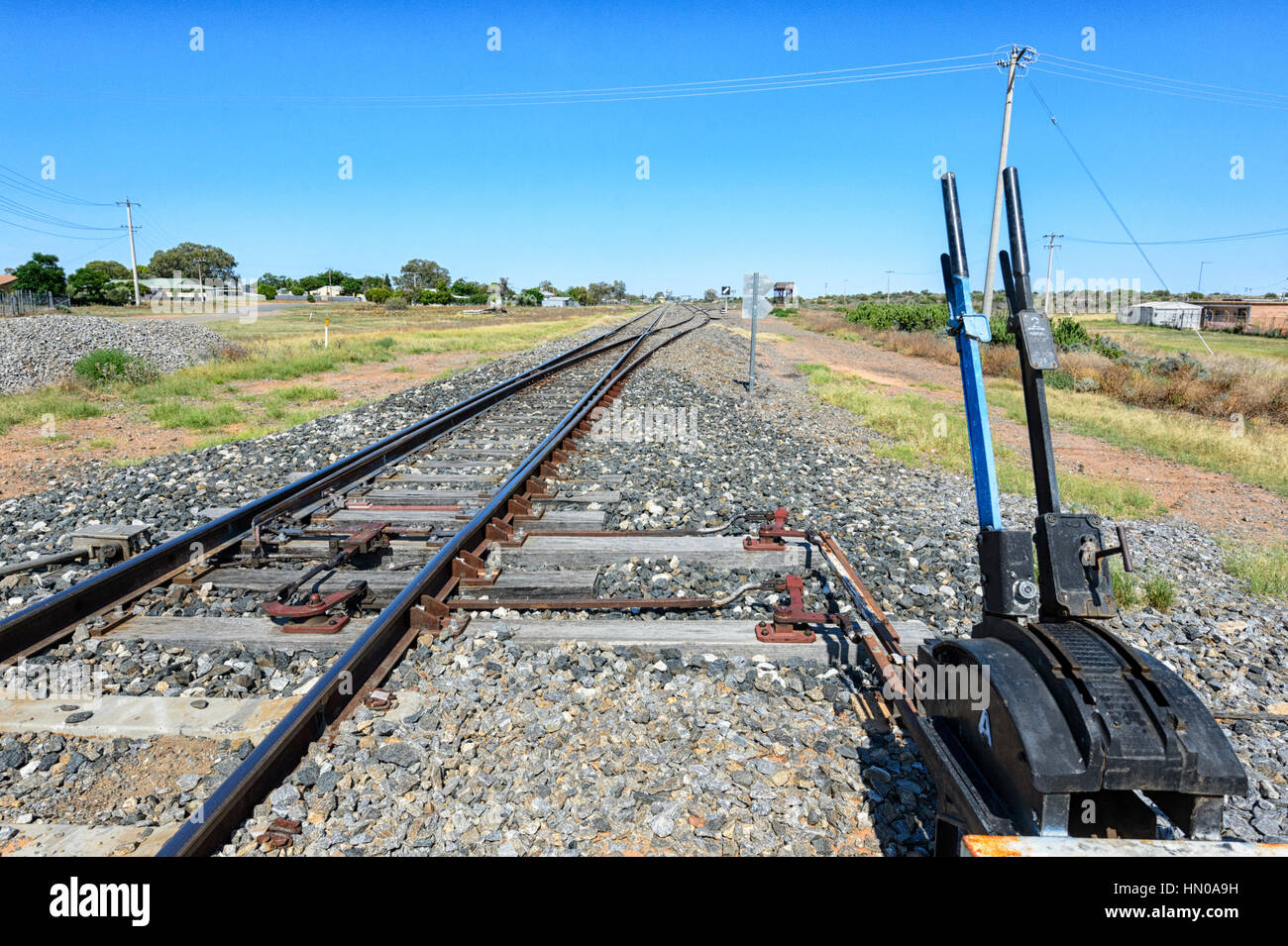 Rail points hi-res stock photography and images - Alamy