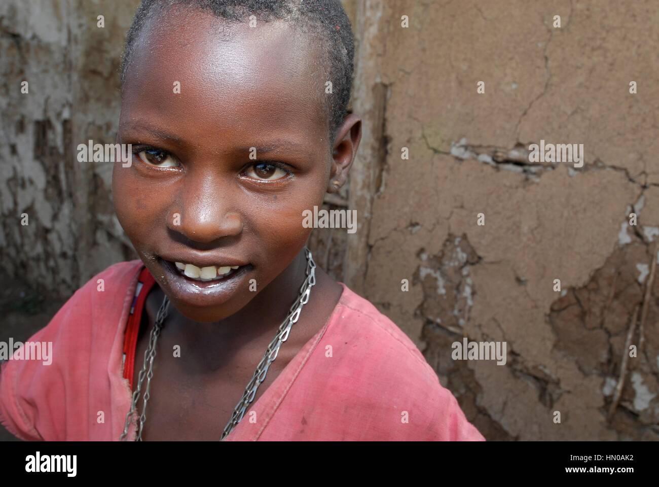 Masai Mara tribe around the Masai Mara National Park. Kenya. East ...