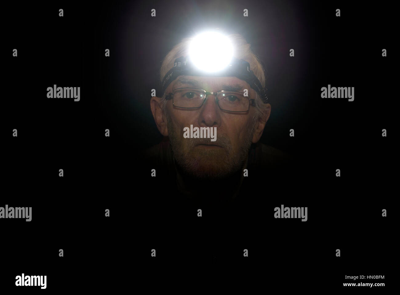 Head torch hi-res stock photography and images - Alamy