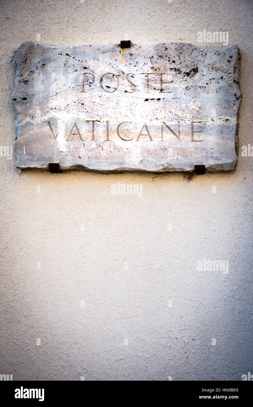 Vatican Post Office Box Stock Photo - Alamy