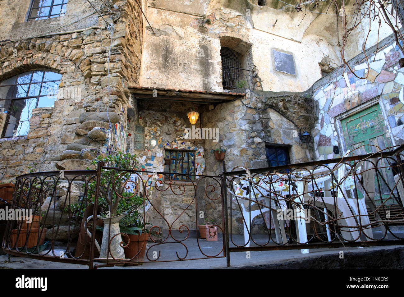 Bussana Vecchia, Liguria, Italy Stock Photo - Alamy