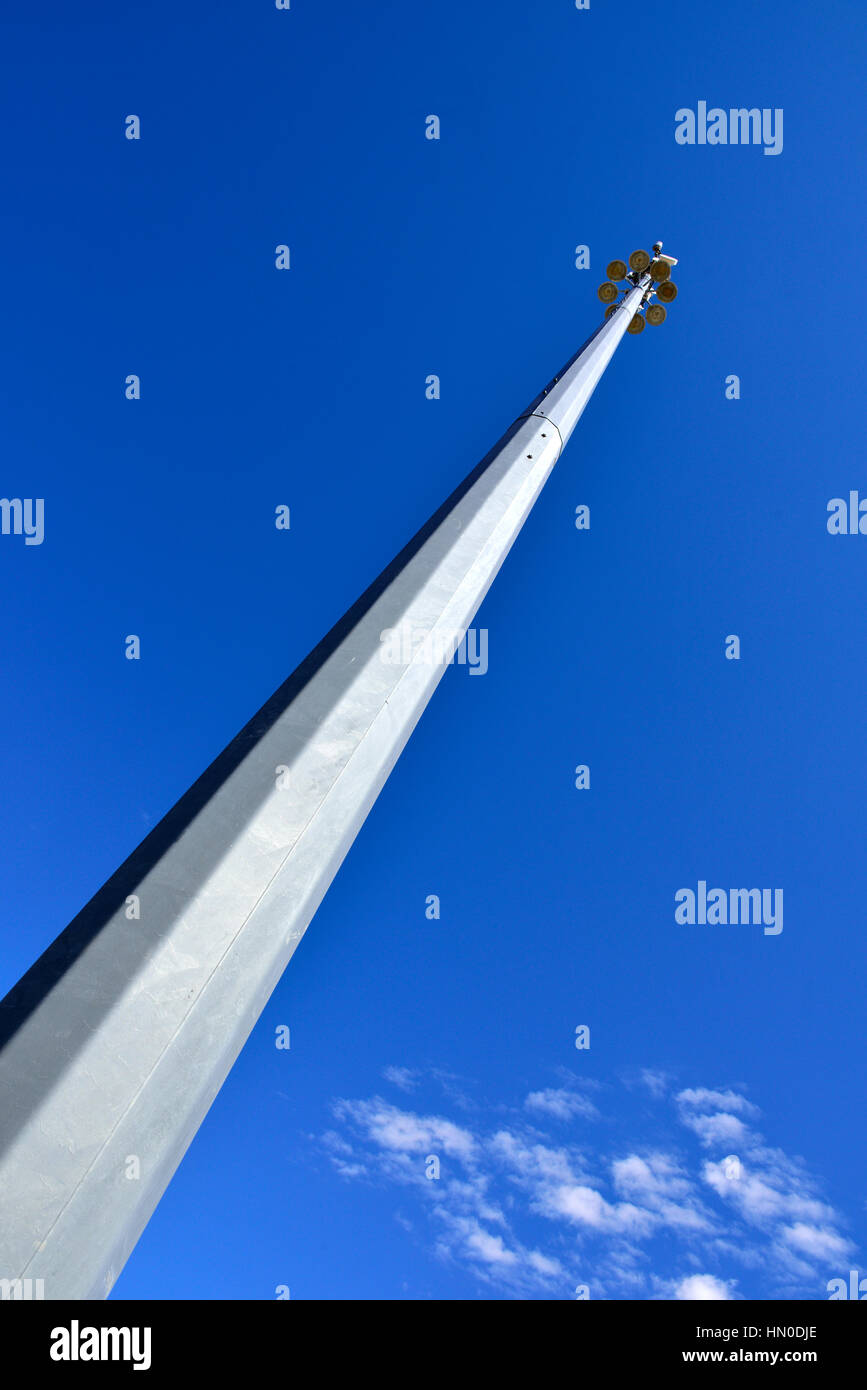 Floodlight pole hi-res stock photography and images - Alamy