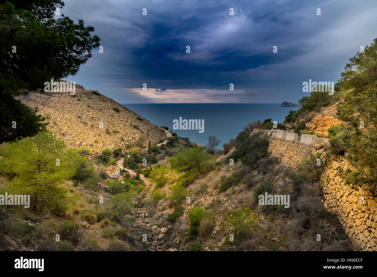 punta de pinet and punta de l`escaleta Stock Photo - Alamy
