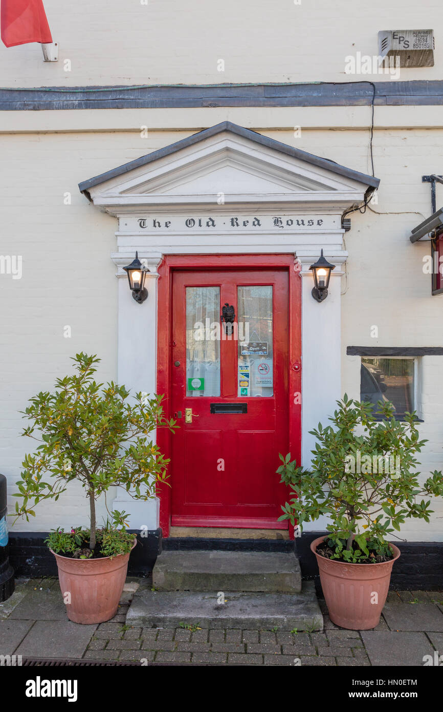 The Old Red House, a 16th century grade II listed house in the Square ...