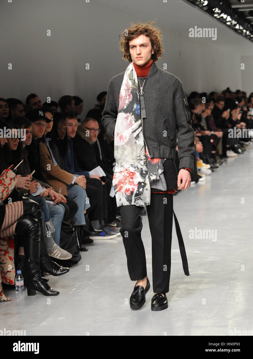 London Fashion Week Men's - Matthew Miller - Catwalk Featuring: Model ...