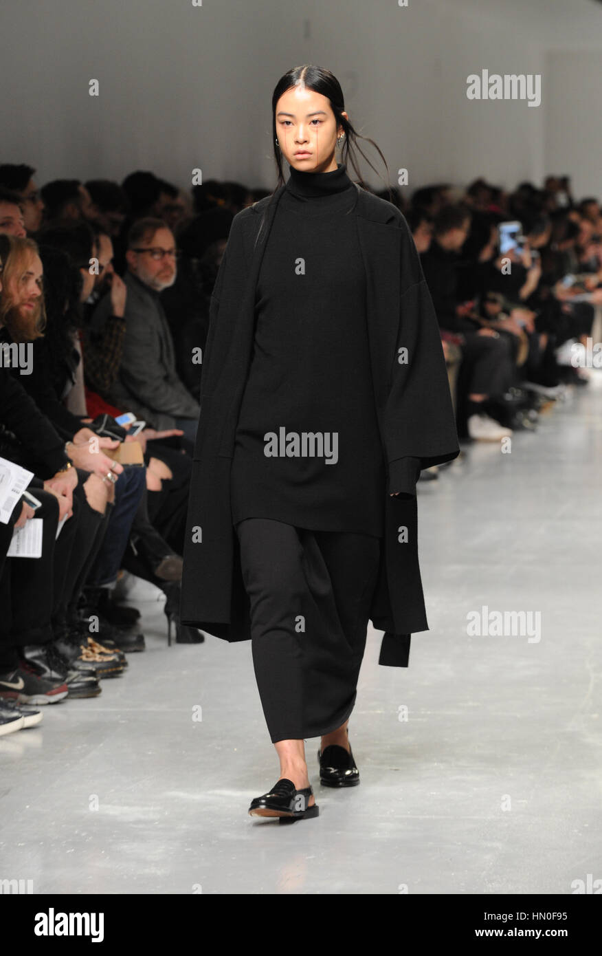 London Fashion Week Men's - Matthew Miller - Catwalk Featuring: Model ...