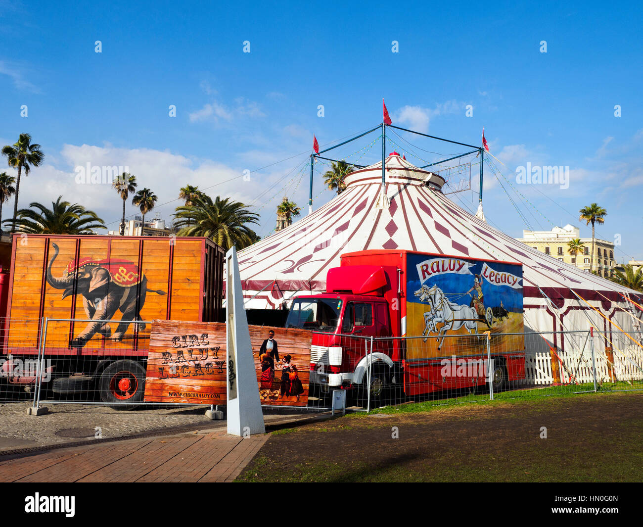Raluy Legacy circus - Barcelona, Spain Stock Photo - Alamy