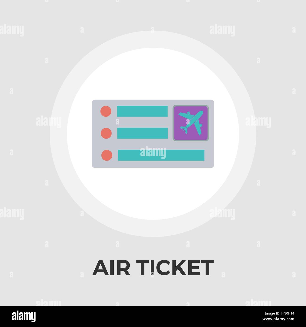Air Ticket icon vector. Flat icon isolated on the white background ...
