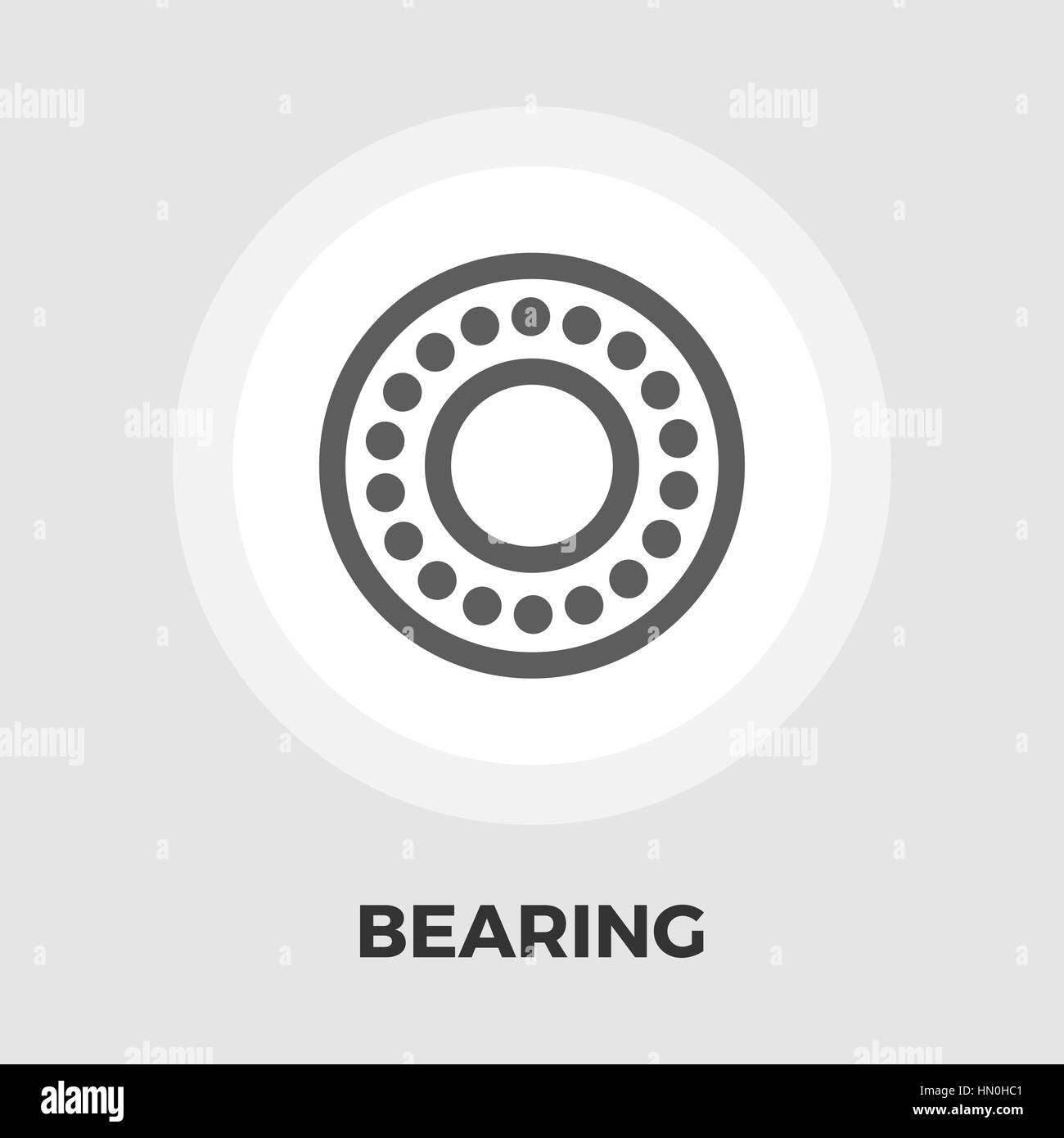Bearing icon vector. Flat icon isolated on the white background ...