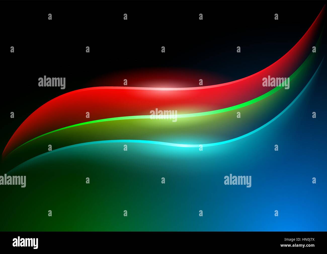 Background of RGB Waves Stock Vector Image & Art - Alamy