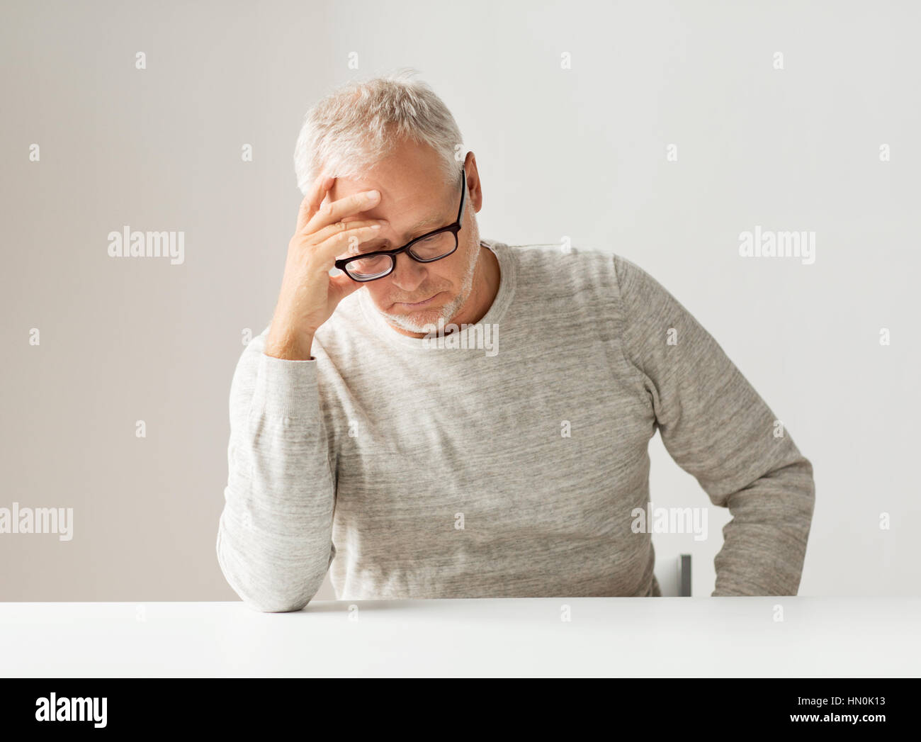 Sad man thinking hi-res stock photography and images - Alamy