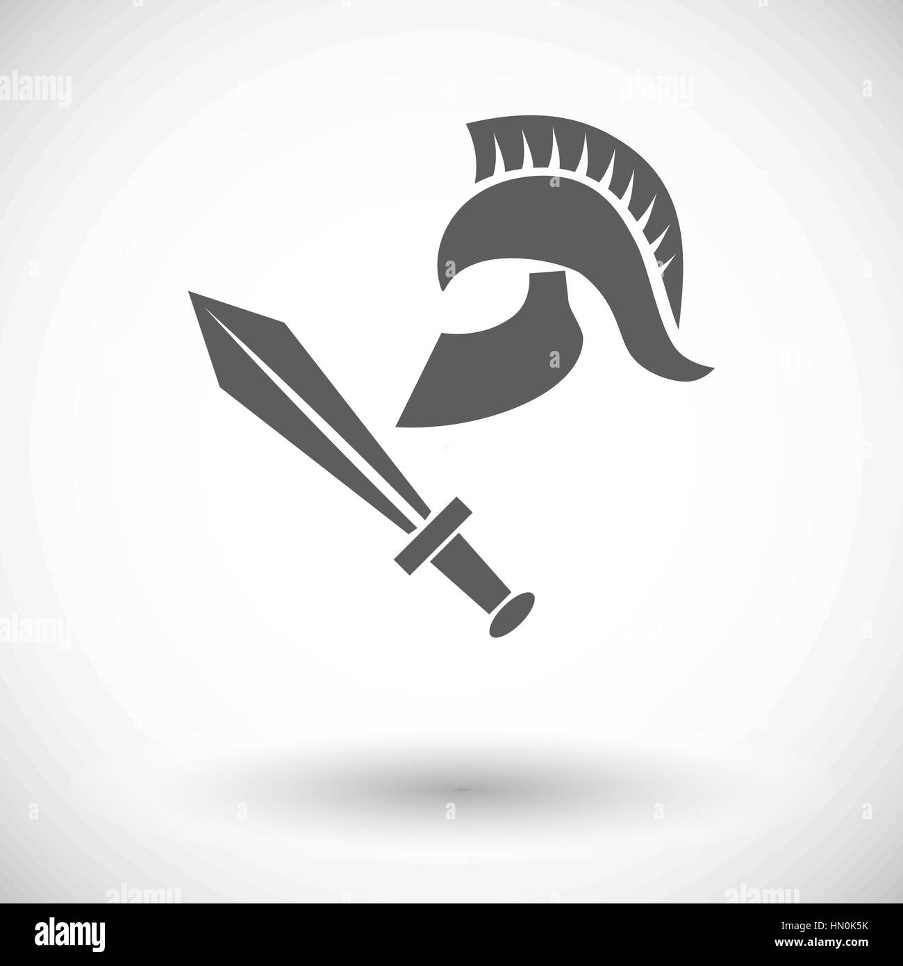 History. Single flat icon on white background. Vector illustration ...