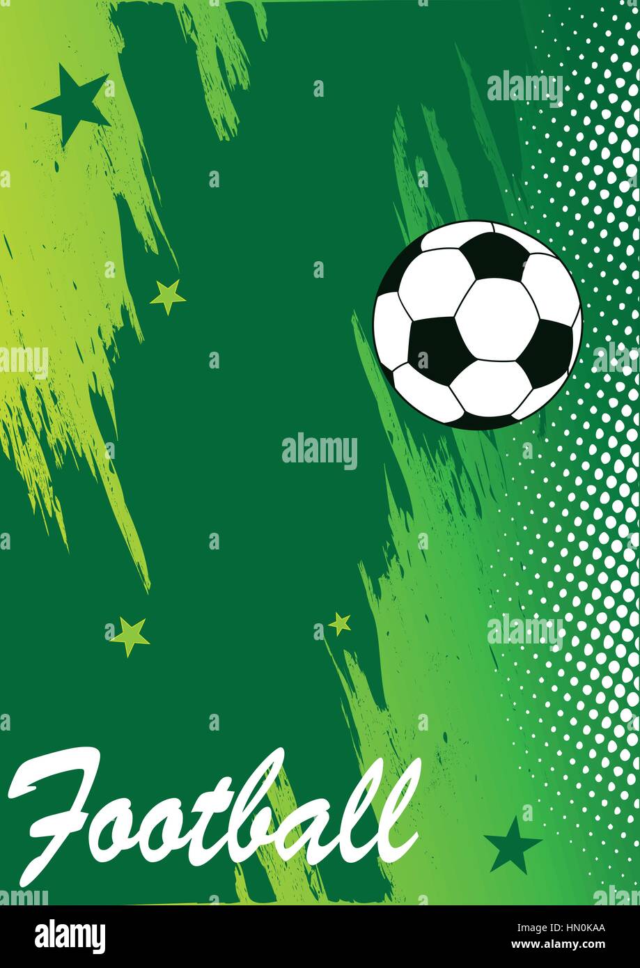 Abstract football poster Stock Vector Image & Art - Alamy