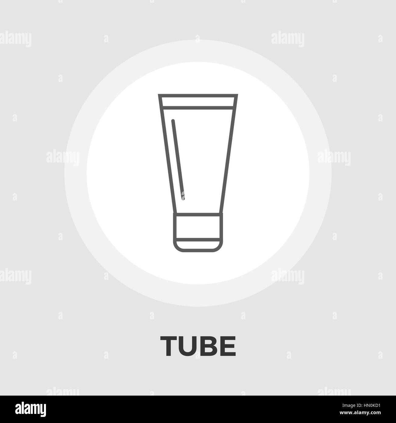 Tube icon vector. Flat icon isolated on the white background. Editable ...
