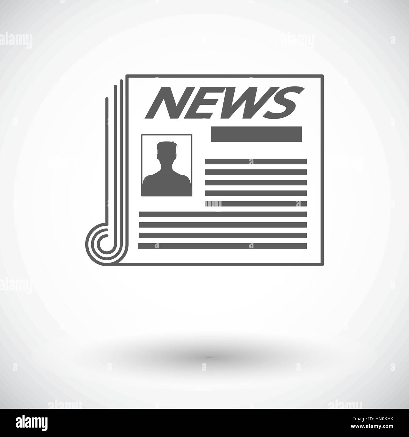 Printed on newsprint Stock Vector Images - Alamy