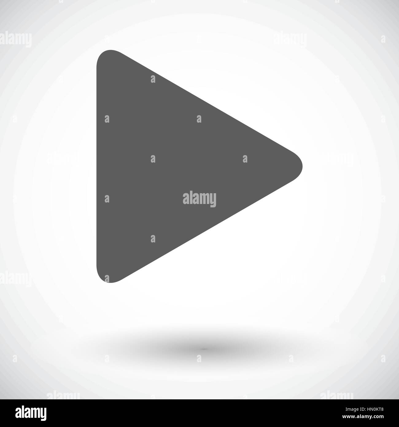 Play. Single flat icon on white background. Vector illustration Stock ...