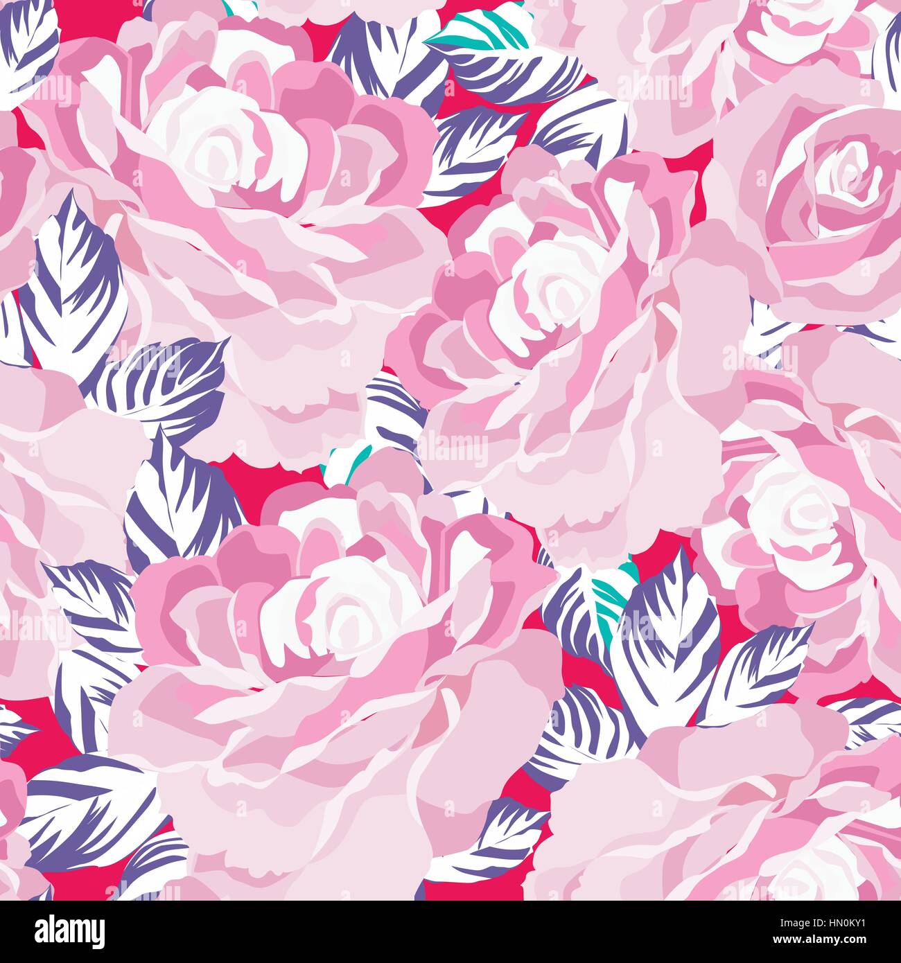 Floral seamless pattern. Flower background. Floral tile ornamental ...