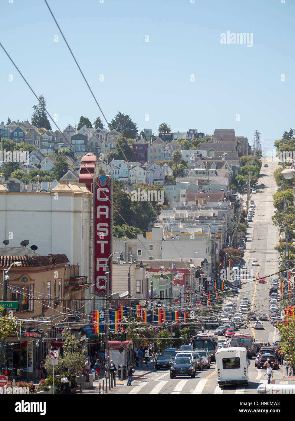 Castro street hi-res stock photography and images - Alamy