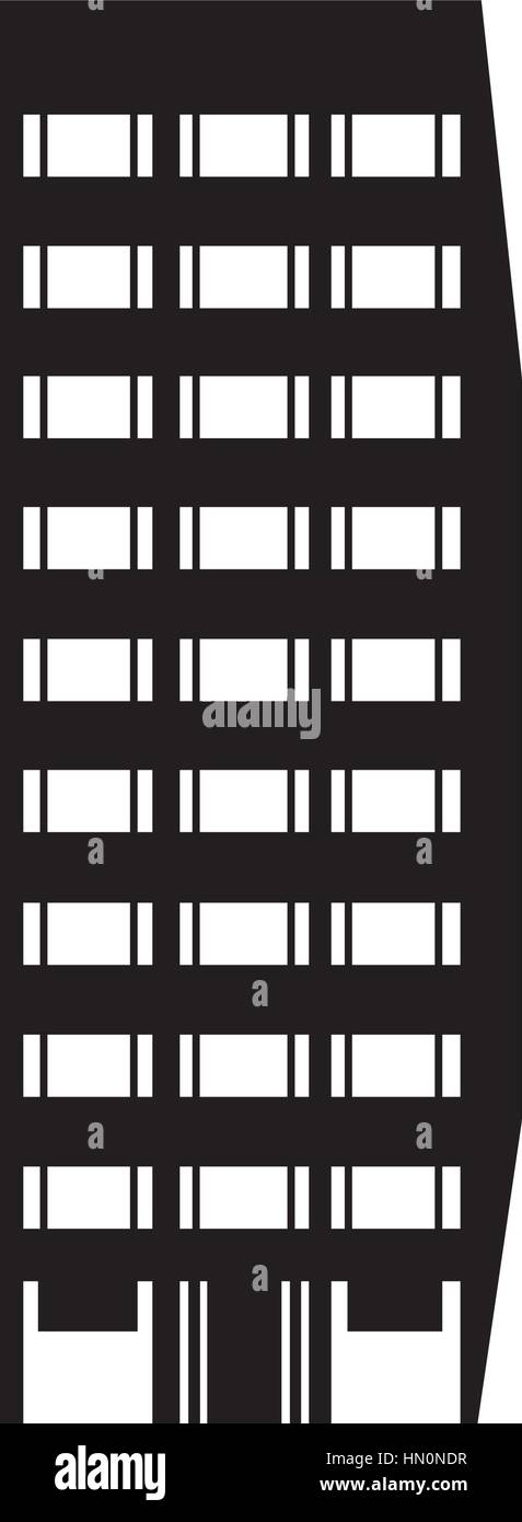 Isolated building silhouette Stock Vector Image & Art - Alamy