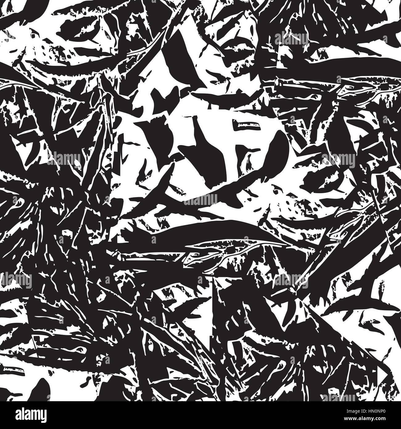 Tropical jungle floral seamless pattern. Leaves lush texture Nature ...