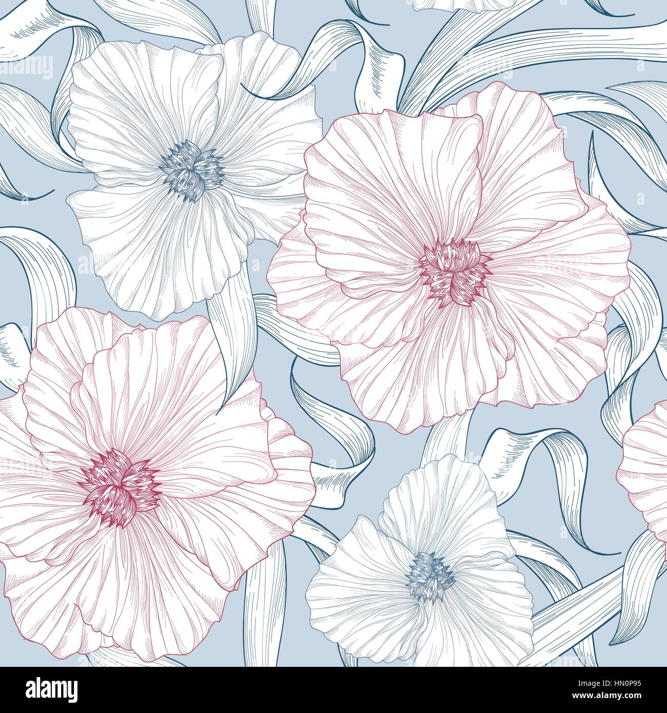 Floral seamless pattern. Flower background. Floral seamless texture ...