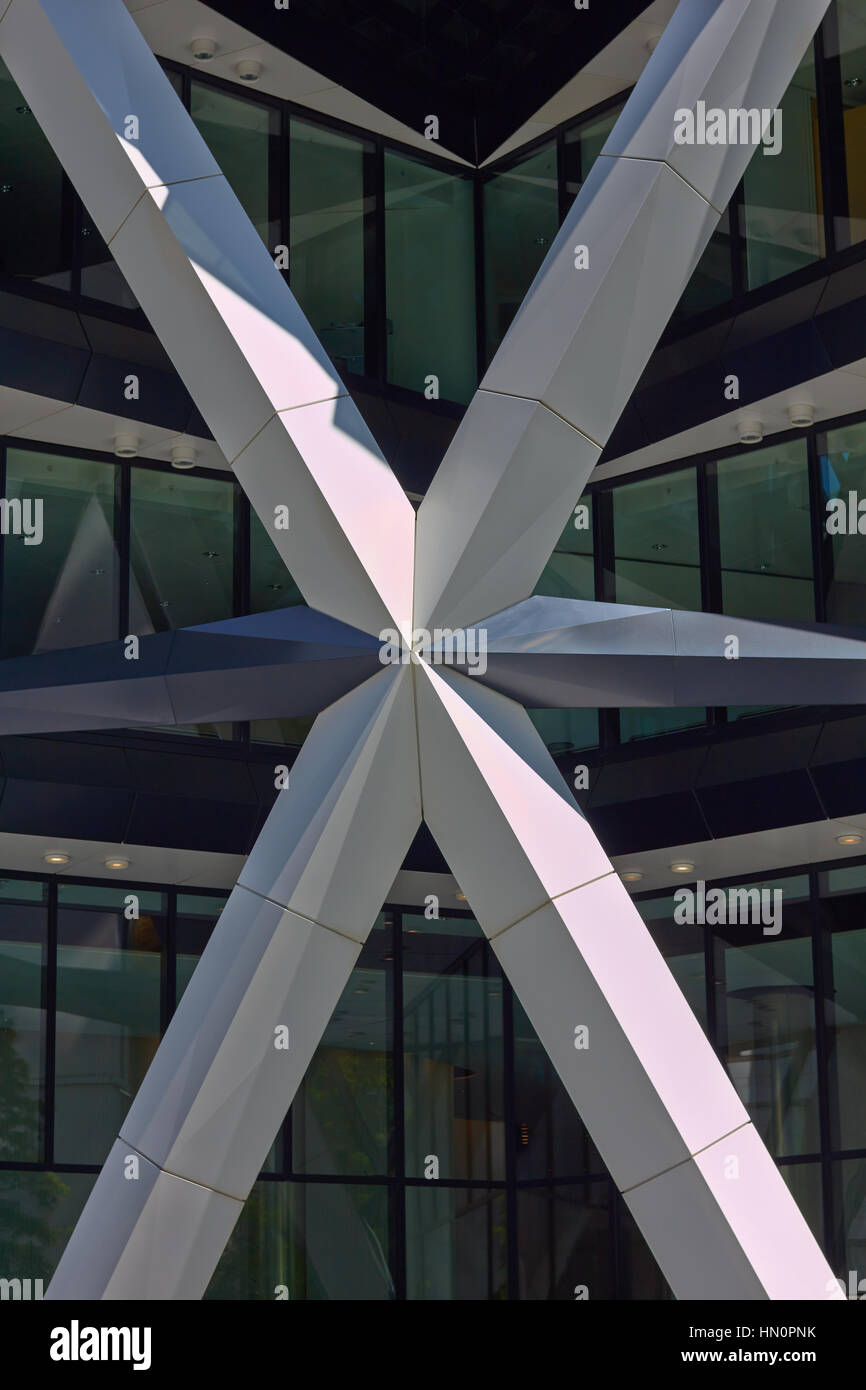 Entrance The Gherkin Building London High Resolution Stock Photography ...
