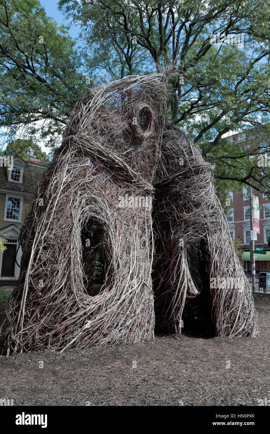 Stickwork patrick dougherty salem hi-res stock photography and images ...