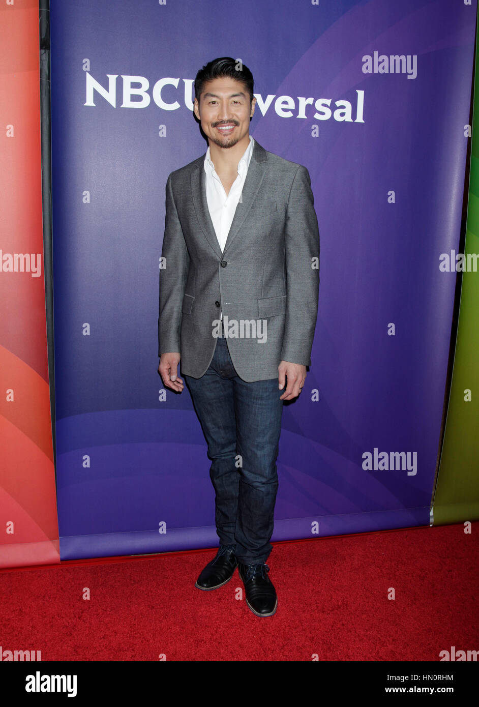 Brian Tee arrives at the NBCUniversal Press Tour at the 2015 TCAs on ...