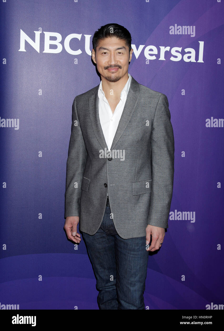 Brian Tee arrives at the NBCUniversal Press Tour at the 2015 TCAs on ...