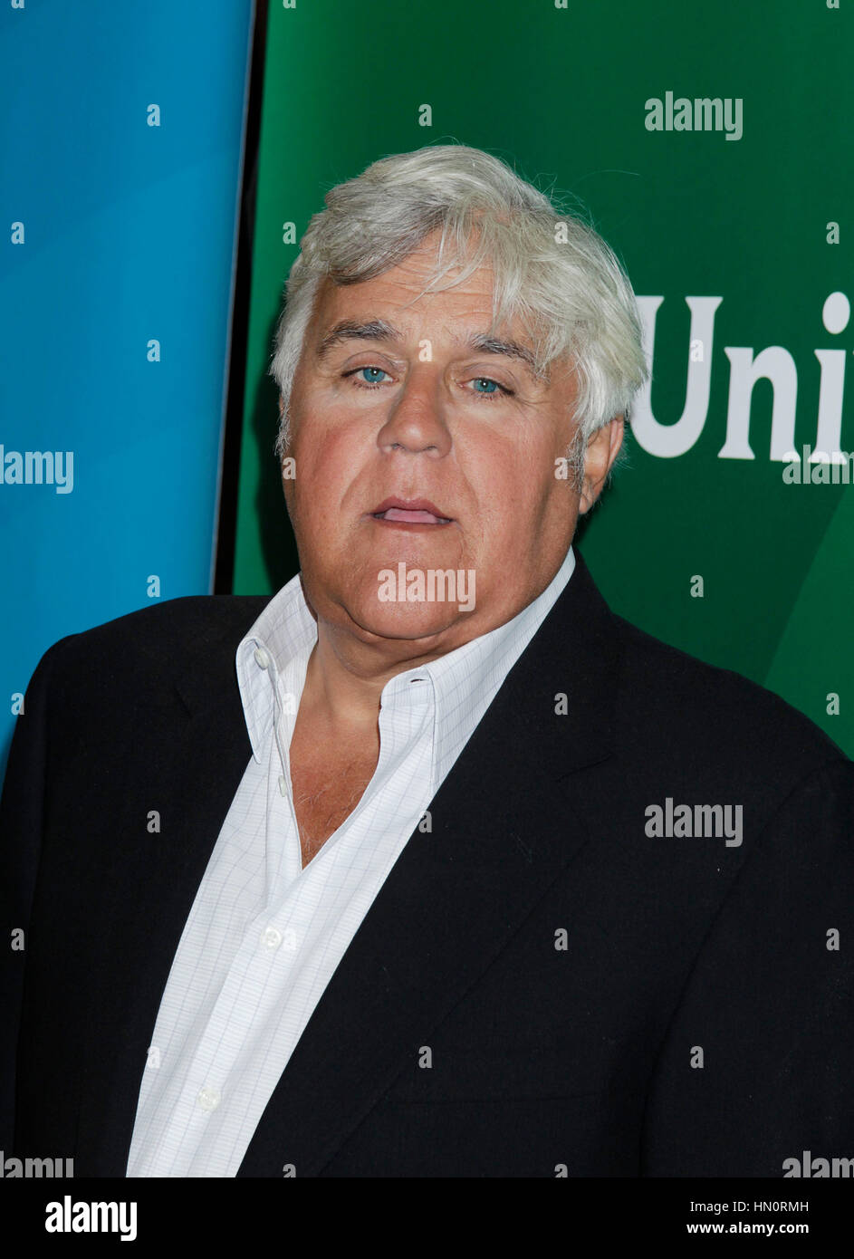 Jay Leno arrive at the NBCUniversal Press Tour at the 2015 TCAs on ...
