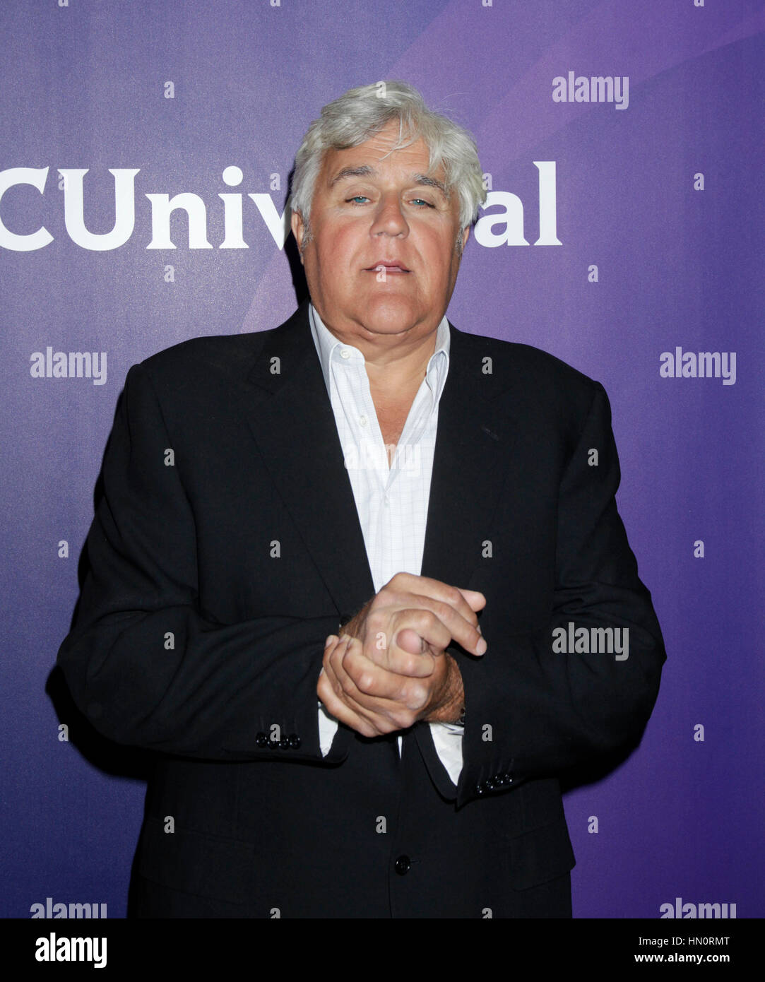 Jay Leno arrive at the NBCUniversal Press Tour at the 2015 TCAs on ...