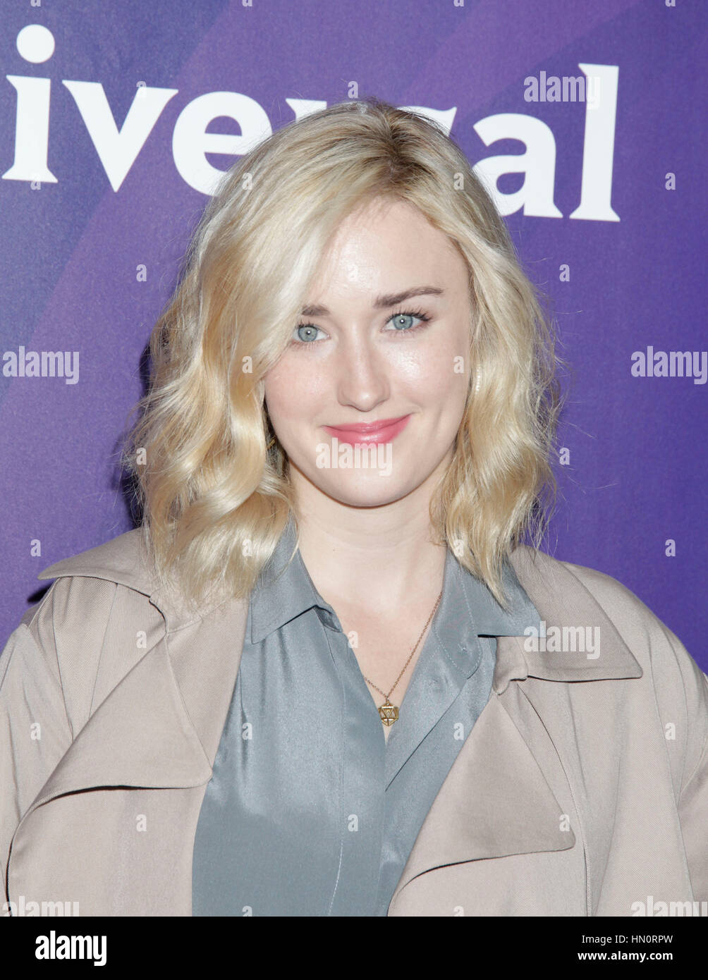 Ashley Johnson arrives at the NBCUniversal Press Tour at the 2015 TCAs ...