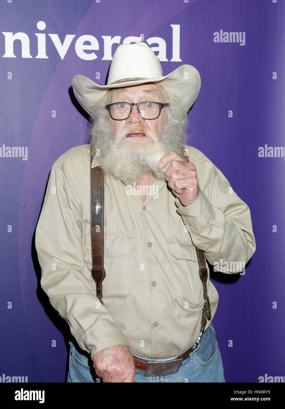 Gil Prather arrives at the NBCUniversal Press Tour at the 2015 TCAs on ...